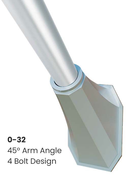 Outrigger Wall Mount Aluminum Flagpoles | Flagpoles Etc